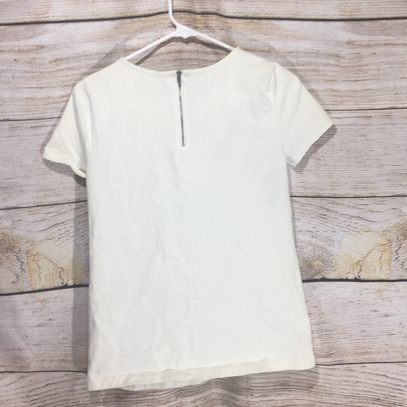 LOFT | Tops | Ann Taylor Loft Zipper Back Shirt Medium Petite | Poshmark